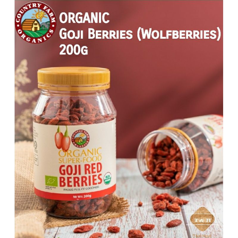 Country Farm Organic Dried Goji Berry 200g , EXP 6/2027 | Shopee Malaysia