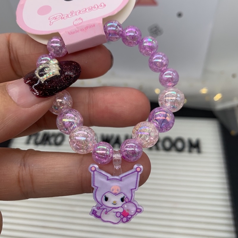 Ready Stok Acrylic Sanrio Kuromi Bracelet酷洛米手链 | Shopee Malaysia