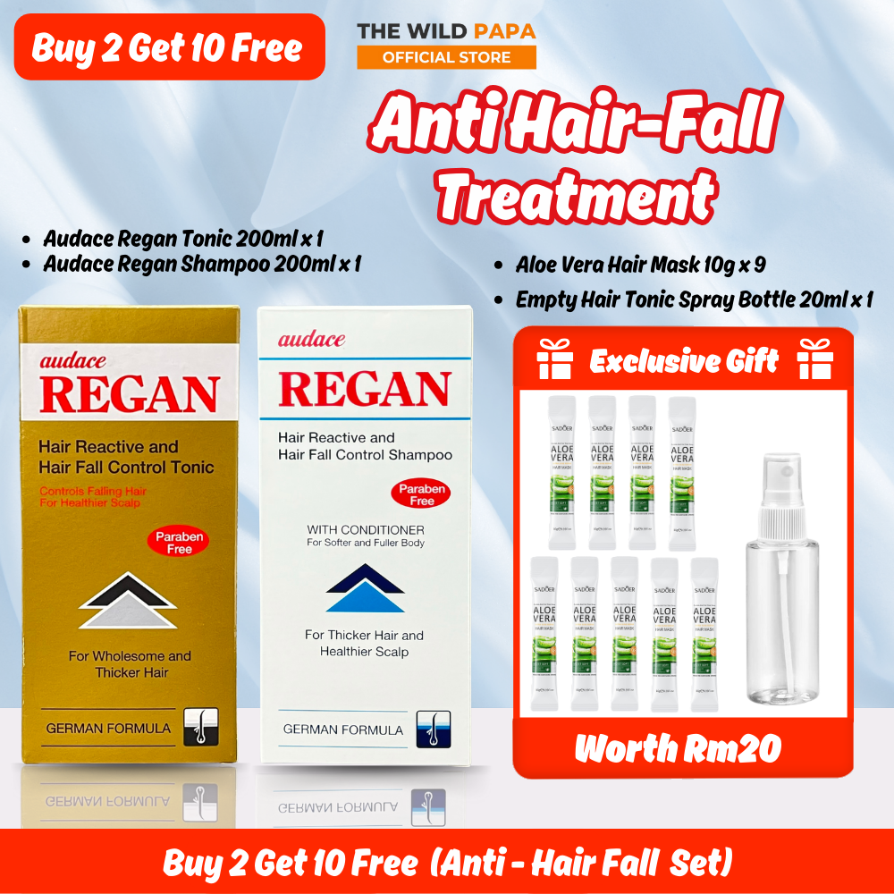 AUDACE Regan Hair Reactive and Hair Fall Control Shampoo 200ml Hair ...