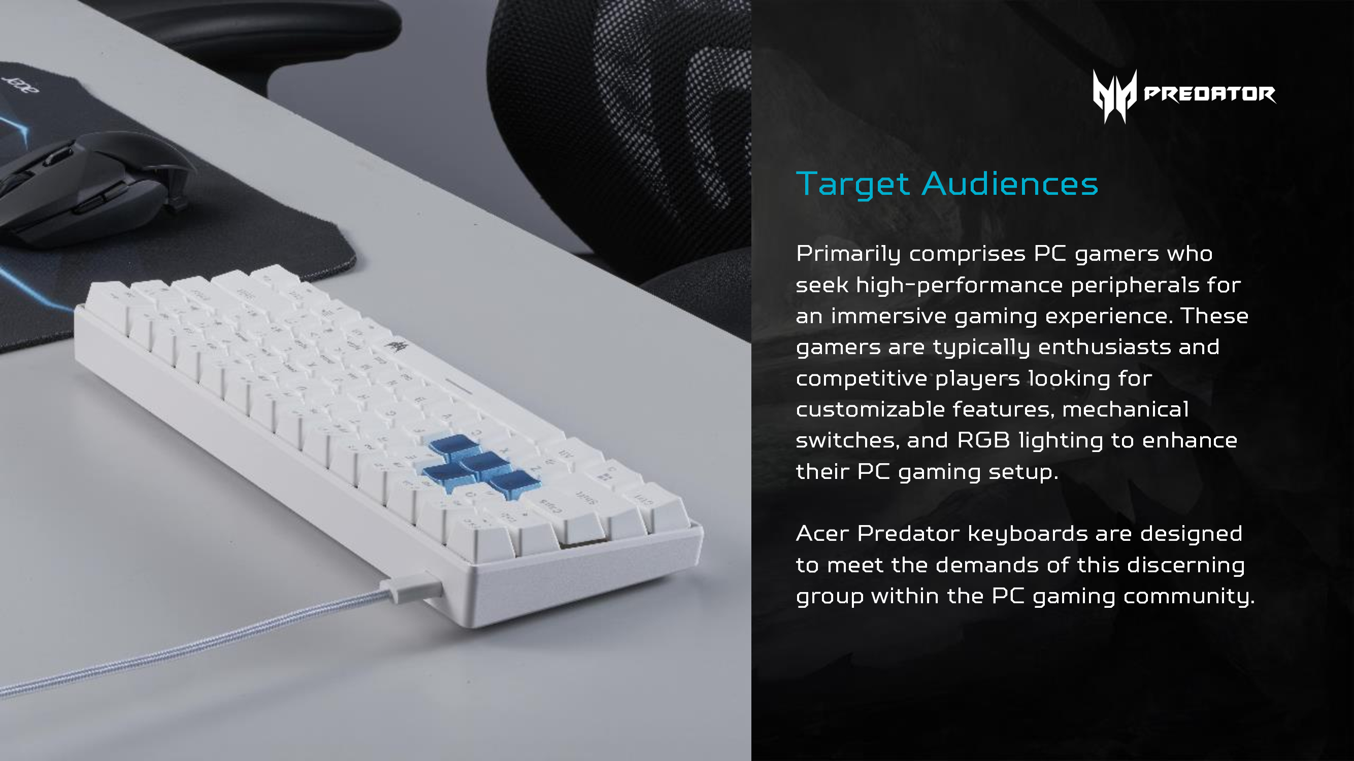 ACER Predator Aethon 330 Dual Mode Connection Kailh Switches Gaming ...