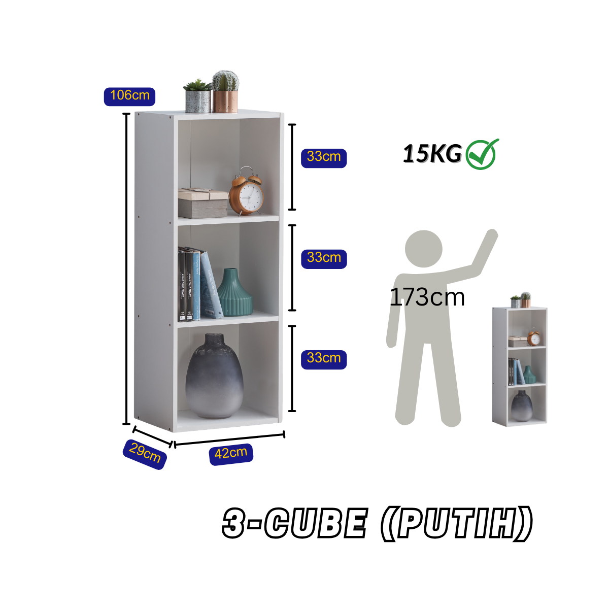 FREE DELIVERY Book Shelf Kecil (papan tebal) Designer Rak Buku ...