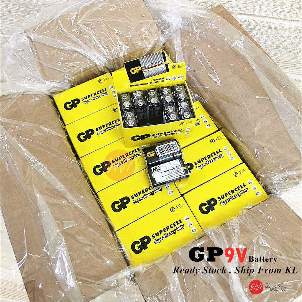 Original GP Batteri 9V Supercell 1PC Battery GP For Smart Tag Toys ...