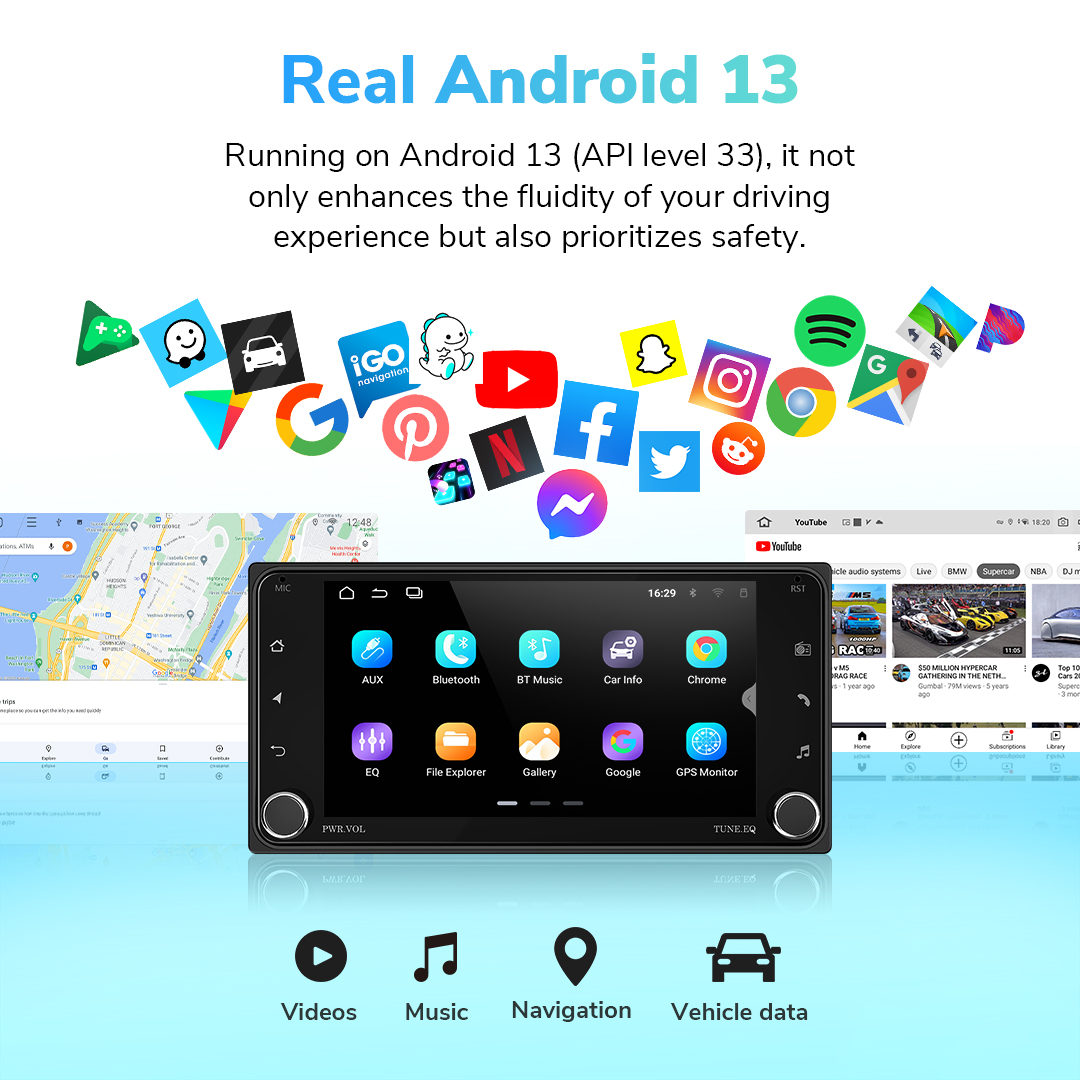 Eonon Android 13 Perodua Myvi Toyota Android Player Apple CarPlay ...