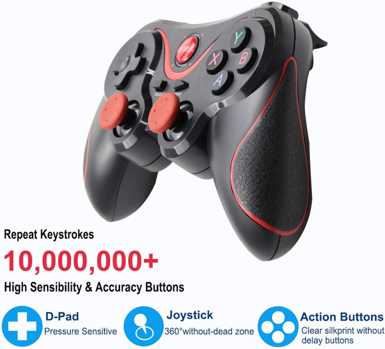 Terios T3 Wireless Bluetooth Gamepad Game Controller for iOS Android ...