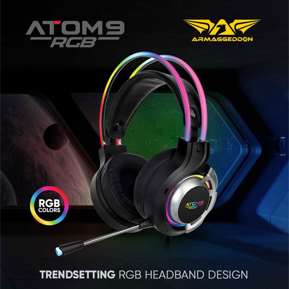 Armaggeddon Atom 9 RGB 2.1 Surround Sound Gaming Headset | Shopee Malaysia