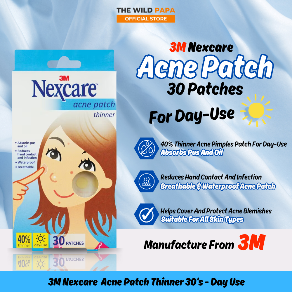 3M Nexcare Acne Patch 36 Patches For Night Use Comfortable, Breathable ...