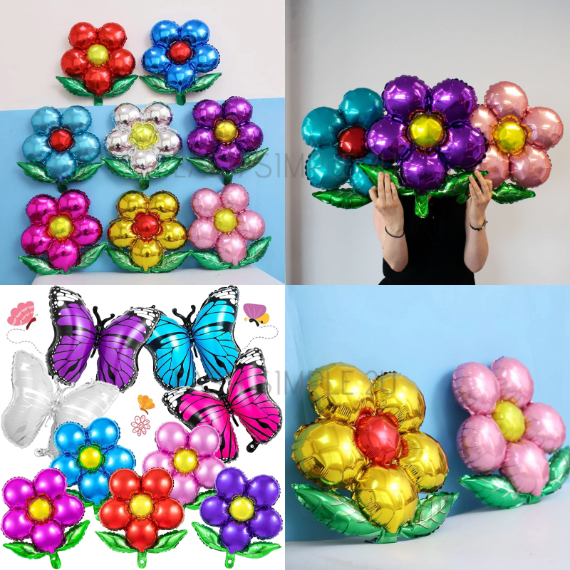 Belon Bunga Pelangi 4 5 6 Daun Petal Clover Leaf Leaves Heart Hati ...