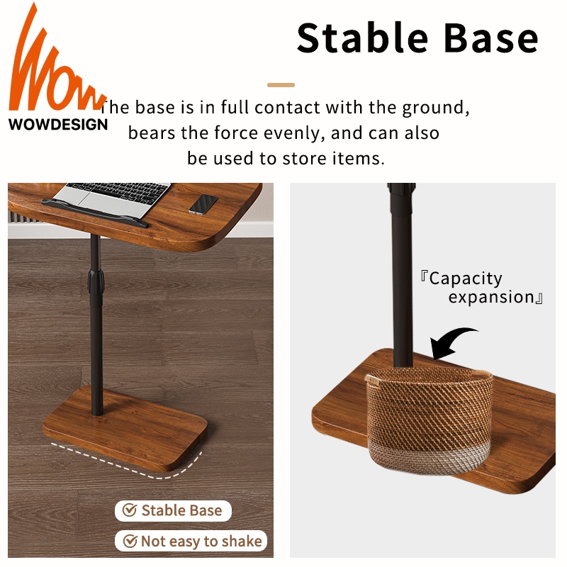 Adjustable Height Bedside Table Foldable Table Liftable Laptop Table ...