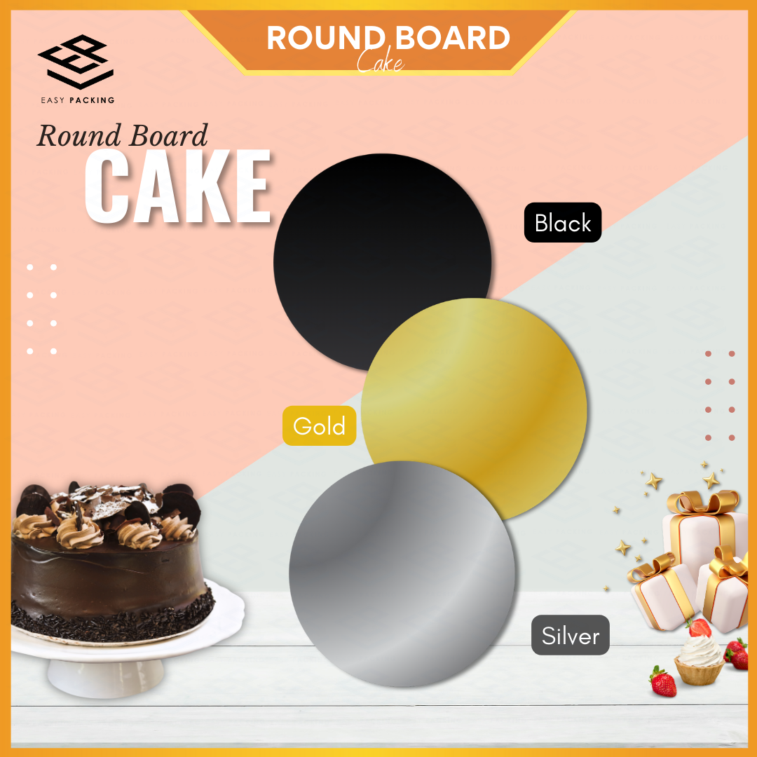 Hot Item 🔥🔥🔥 Round Cake Board Papan Kek Bulat Pelbagai Saiz Cake Papan ...