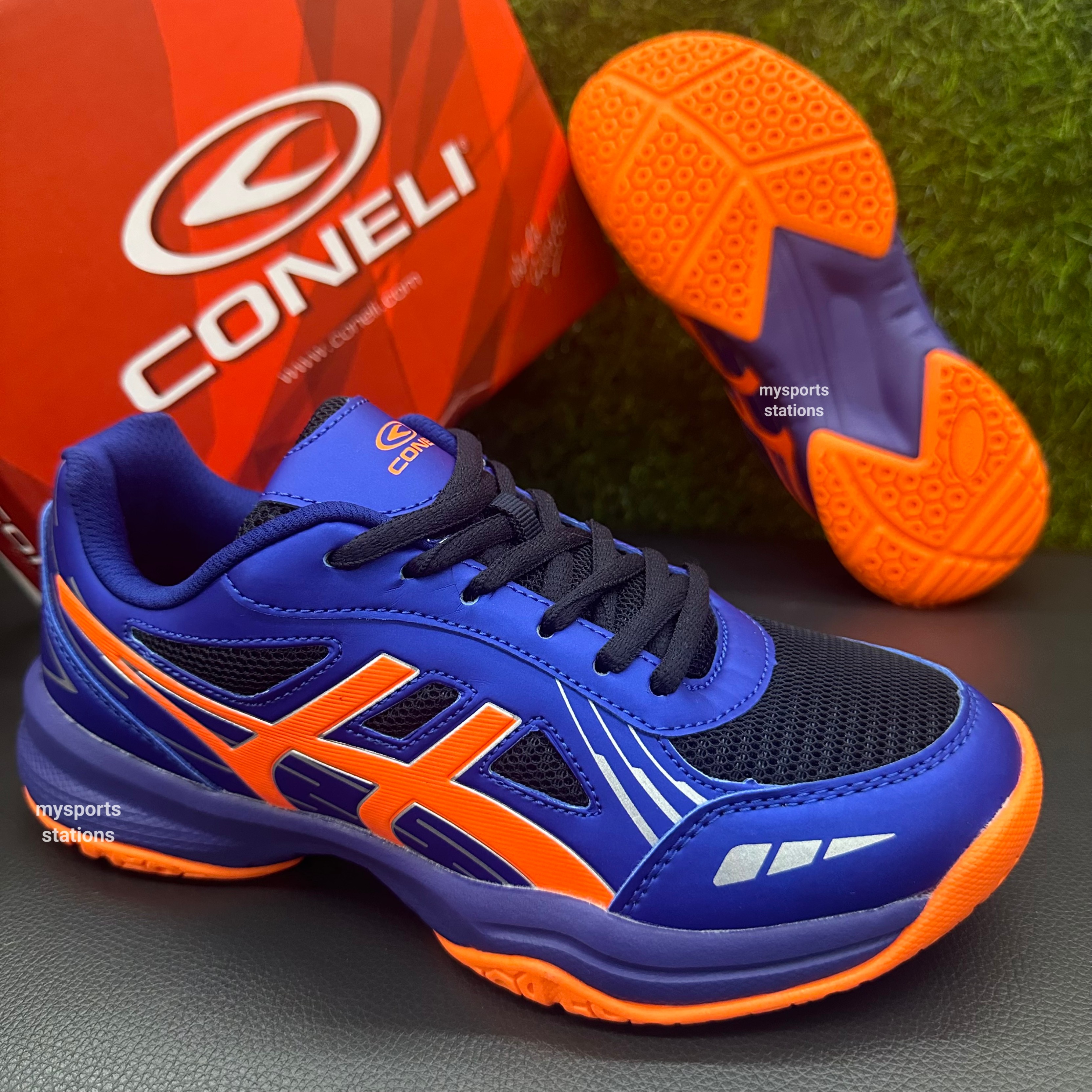 Coneli Junior | Youth SBM 0711J Badminton Shoes | Court Shoes | Kasut ...