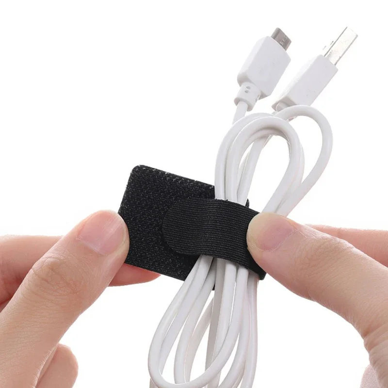 Self Stick Wire Organizer Cable Tie Desktop Cable Management Data Cable ...