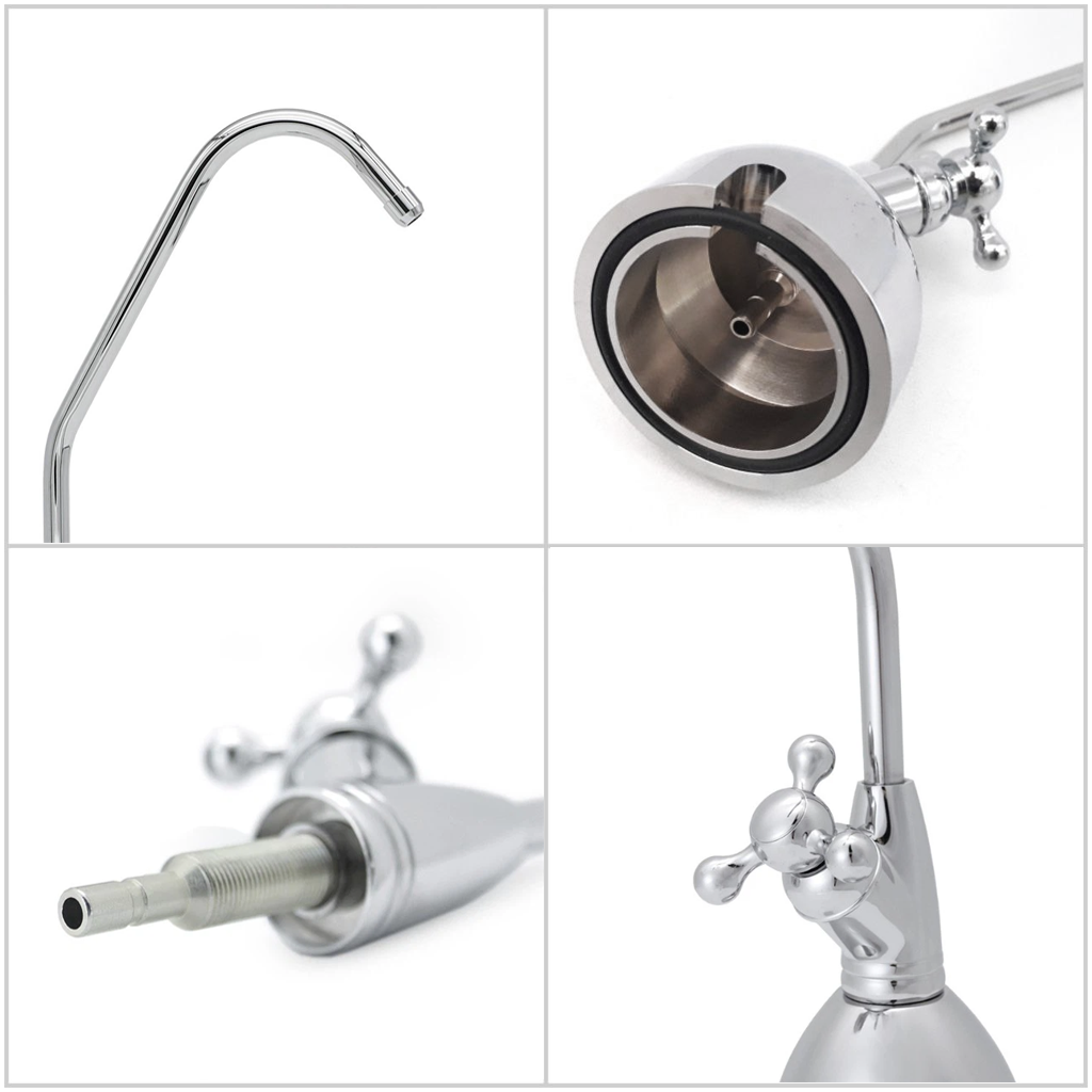 Portable Stainless Steel Silver Faucet For All Water Purifier Use ( FOR ...