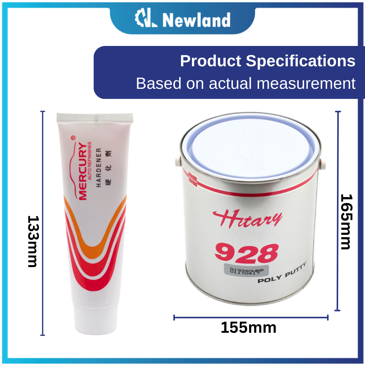 Nissan Hitary 928 Car Putty + Hardener / Simen Kereta / Poly Putty 4kg ...