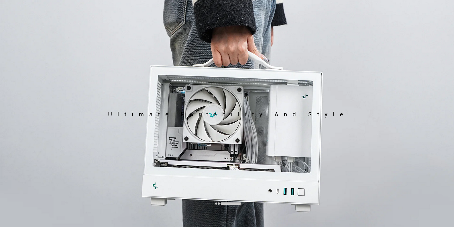 DEEPCOOL CH160 Ultra Portable Mini ITX & CH260 MATX Computer PC Desktop ...