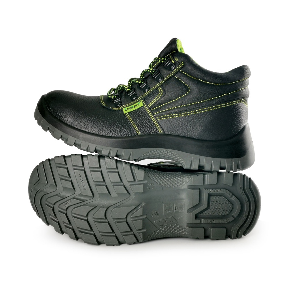 Toetect Men Mid Cut with Shoelace Safety Shoes TOE-SR1004 | Shopee Malaysia