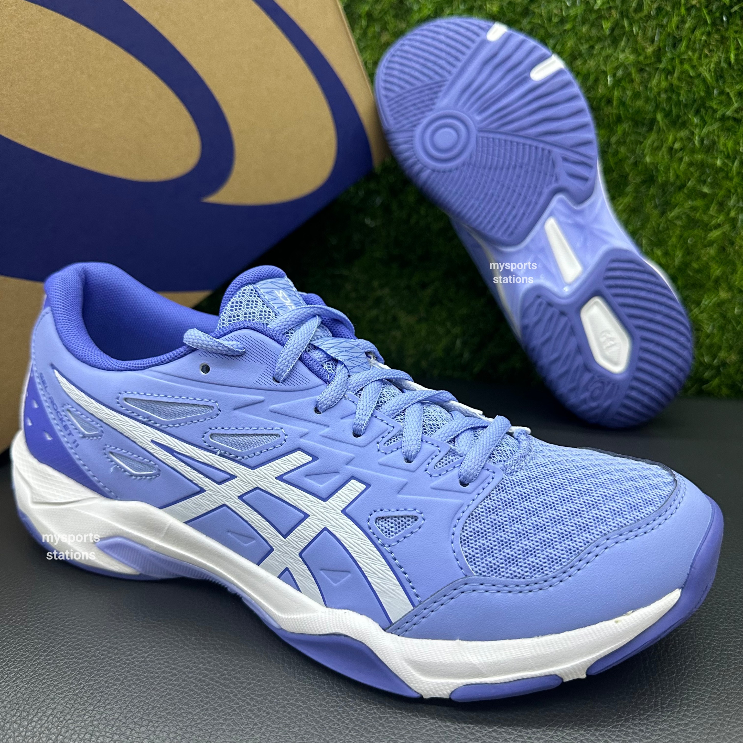 asics Womens Gel-Rocket 11 [1072A093-401] | [1072A093-003] Badminton Shoes | Court Shoes | Kasut ...