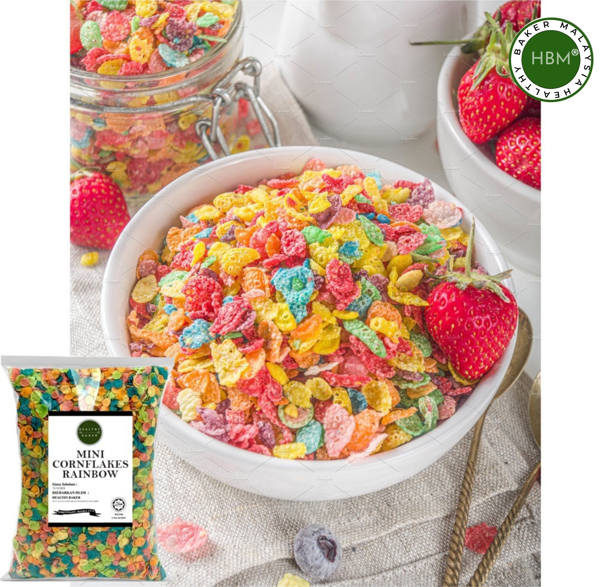 Cornflake Warna Warni / Mini Cornflakes Rainbow 500g/1kg | Shopee Malaysia