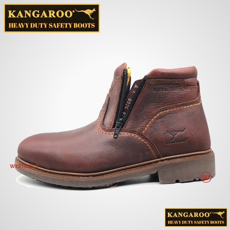 🔥Original🔥 Kangaroo® Men’s Ragen Premium Leather Heavy Duty Safety ...