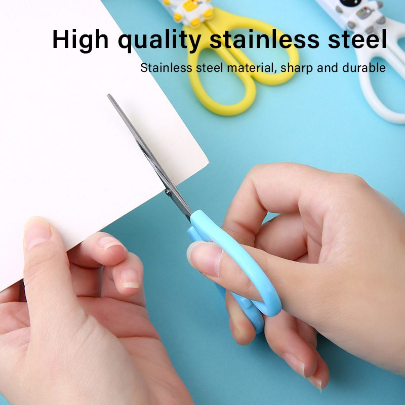 Cartoon Scissors Kids Safety Scissors Stainless Steel School Office ...