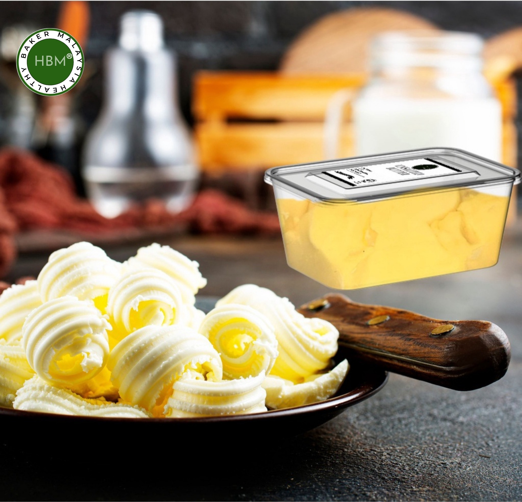 1KG / 500G Salted Butter Blend / Repack Butter Blend / Halal | Shopee ...