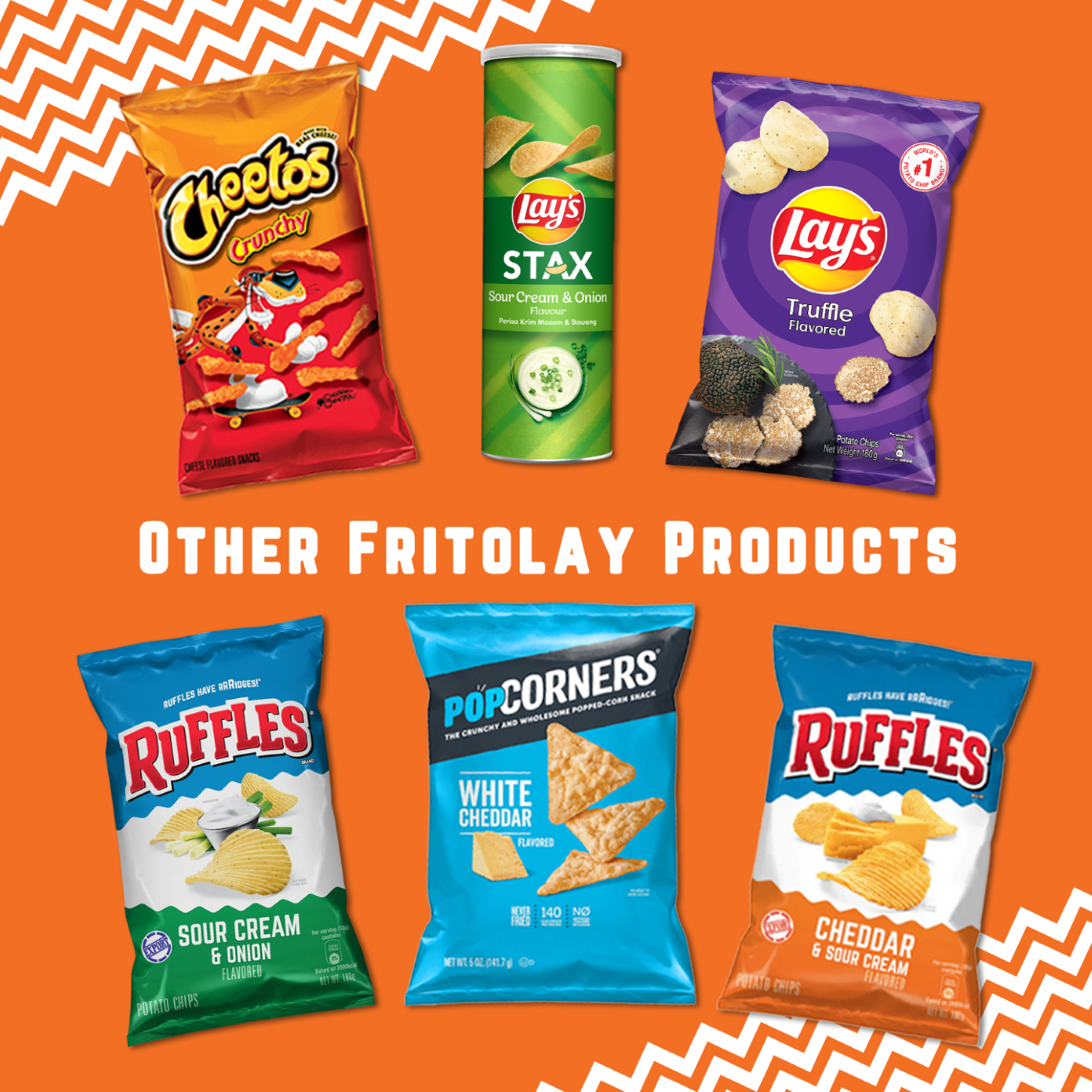 [Bundle of 3] Ruffles Potato Chips Original/ Cheddar & Sour Cream/ Sour ...