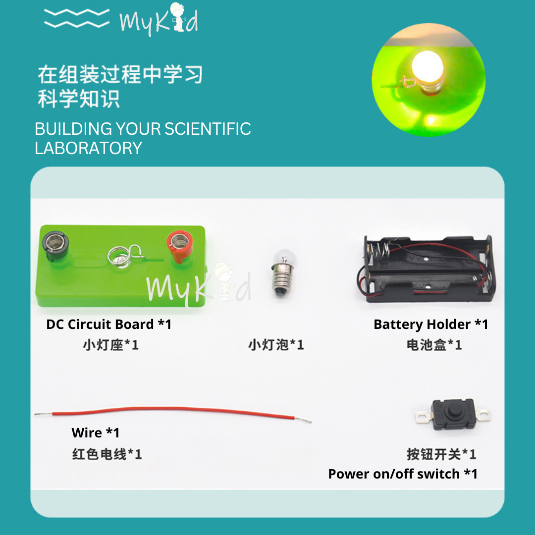 Electric DC Circuits Science Physics Learning Kits for Children Kid ...