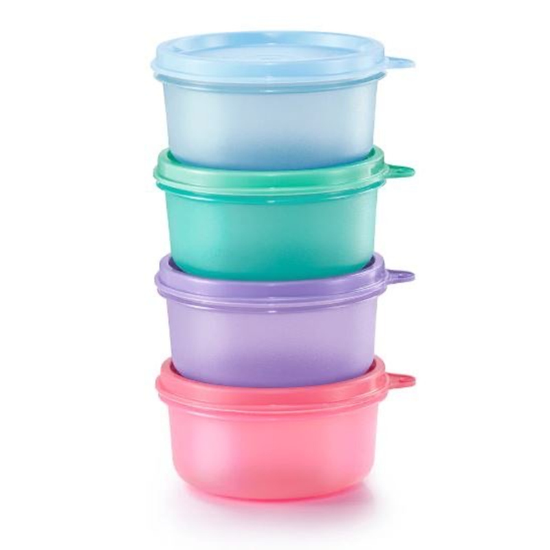 Tupperware Small Round Container 190ml/ Mini Food Storage Box/ Telur ...