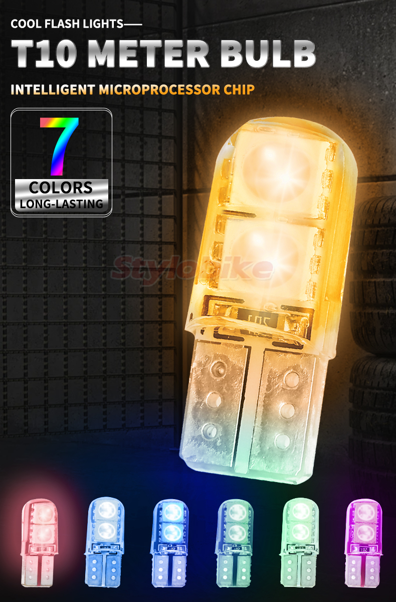 T10 Meter Bulb LED Light Bulb Lamp Signal Bulb Indicator Parking Light ...