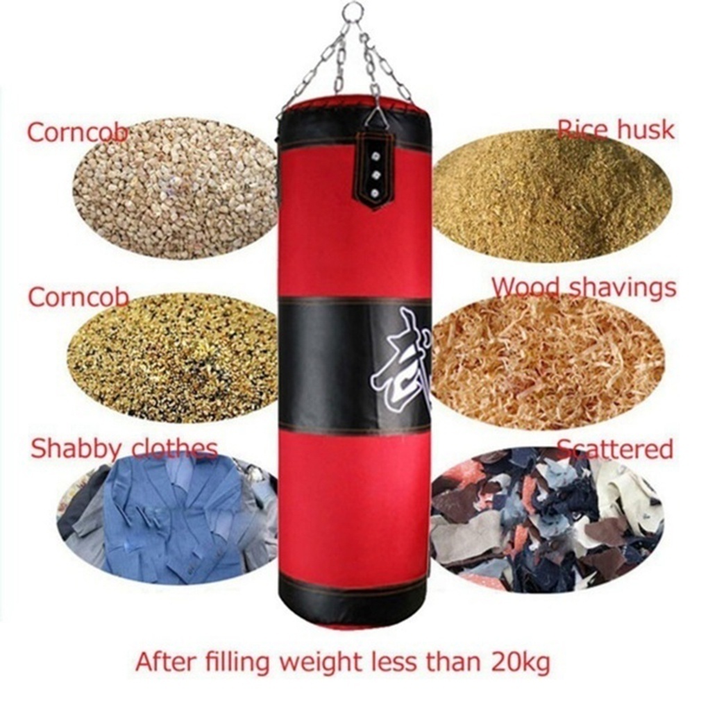 3H Beg Tinju Sandbag Sanda Muay Thai/MMA | Punching Bag Gantung untuk ...