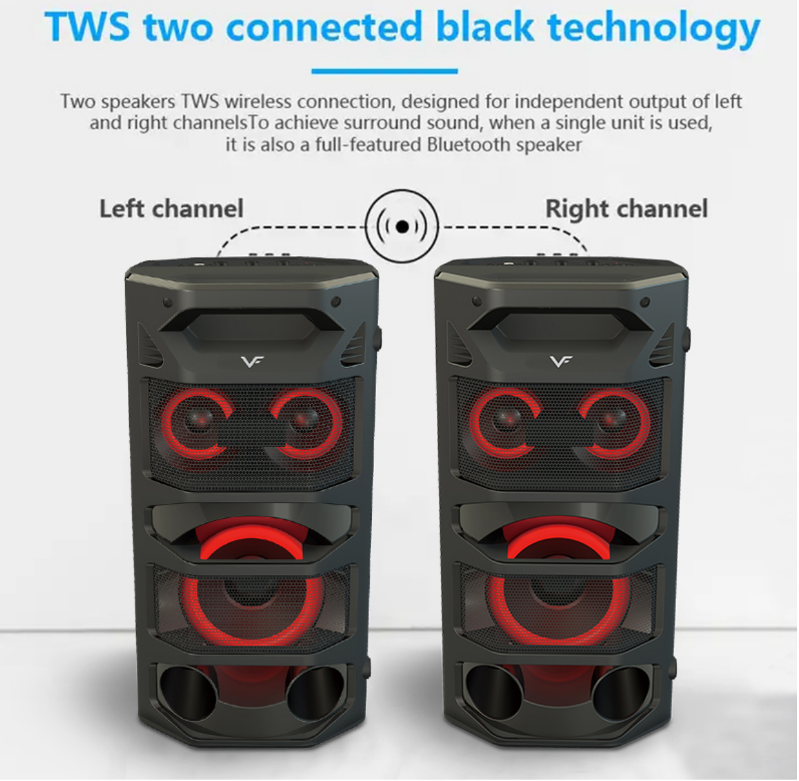 Vinnfier VF FlipGear Tango Pro 3 WMB|Pro 5 WMU|500|600 WMV|300 with Wireless Mic Portable ...