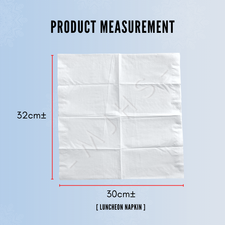 Luncheon Dinner Napkin Tissue Paper Virgin Pulp Thick 2ply Tisu Meja ...