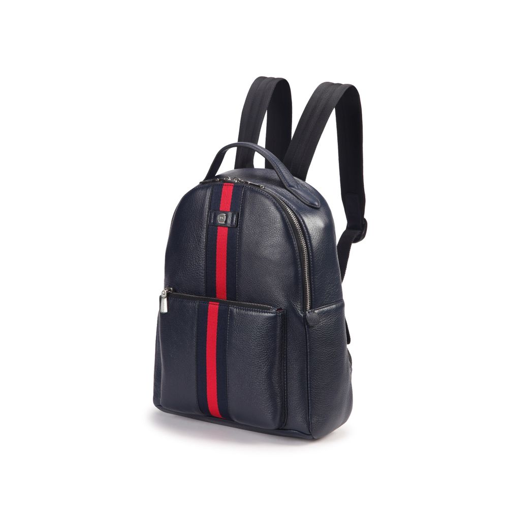 Charles Berkeley BURLINGTON British Style Men's Leather Backpack with ...
