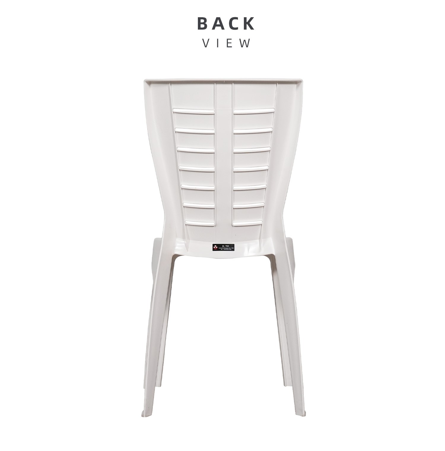 3V 2PCS Modern Stackable Dining Plastic Chair - 3VIZ701Y/3VEL701 ...