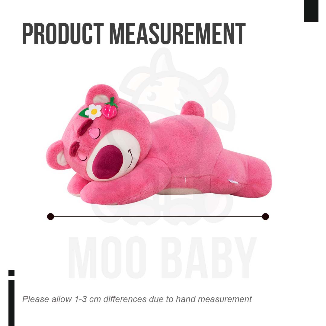 ⭐Moo Baby Patung Lotso Bear Boneka Lotso Strawberry Bear Lotso Doll ...