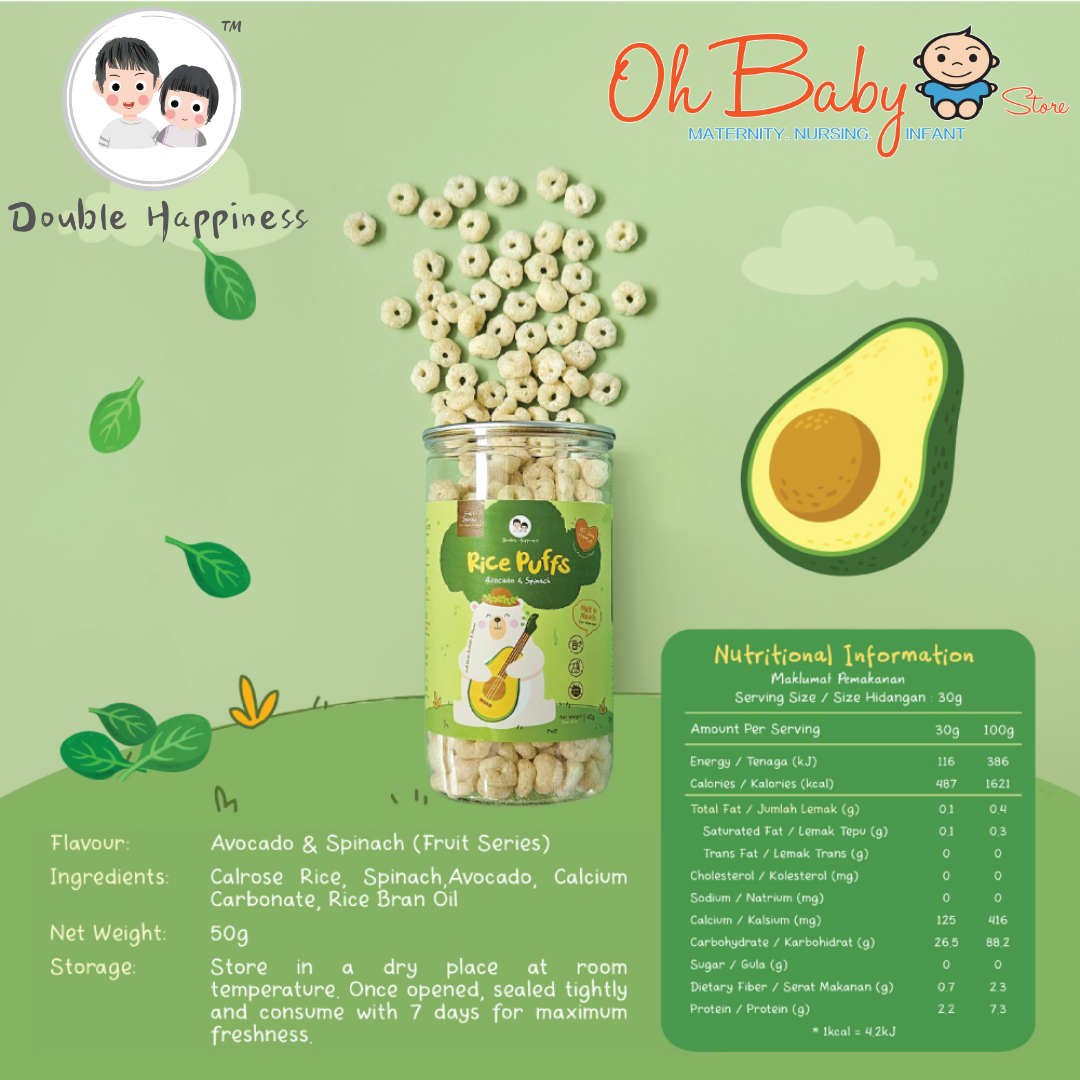 Double Happiness Baby Rice Puff 9month+ | Shopee Malaysia