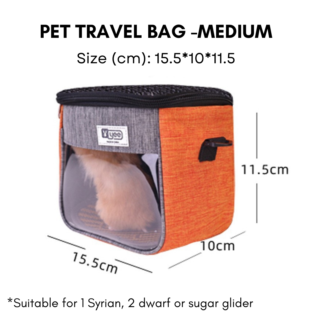 Pet Travel Bag Sugar Glider travel bag hamster carrier hamster travel ...
