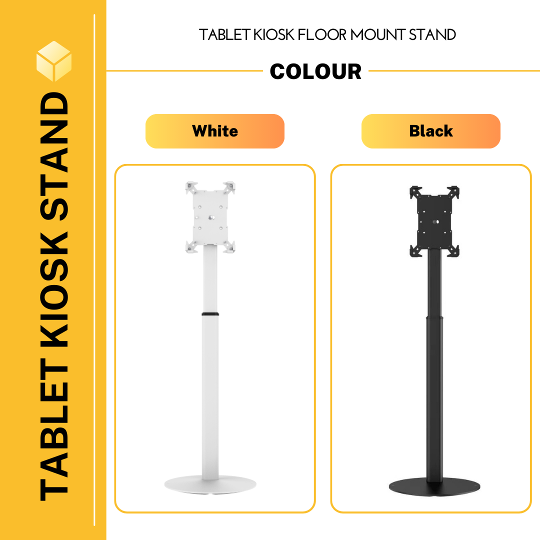 Universal Tablet Kiosk Stand Adjustable Tablet Kiosk Floor Mount Stand ...