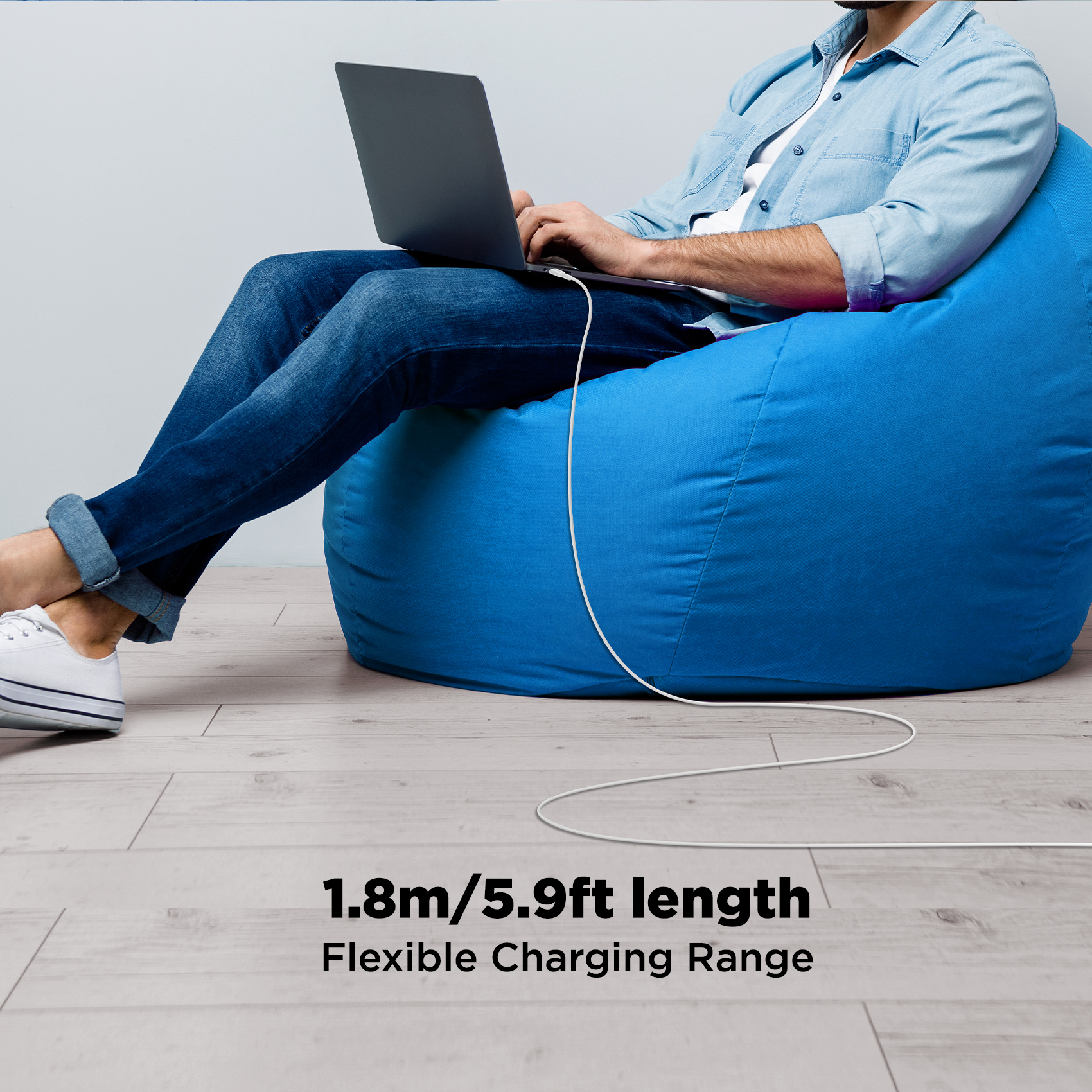 Innergie C-C Flex USB-C to USB-C Fast Charging 480Mbps Sync Data cable ...