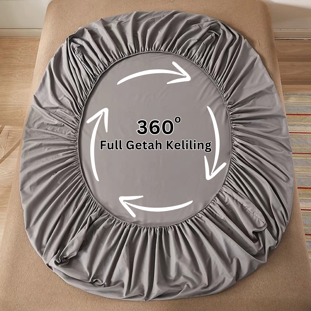 Cadar Tilam Plain Premium Fitted Bed sheet Homestay 床单 Single / Super ...