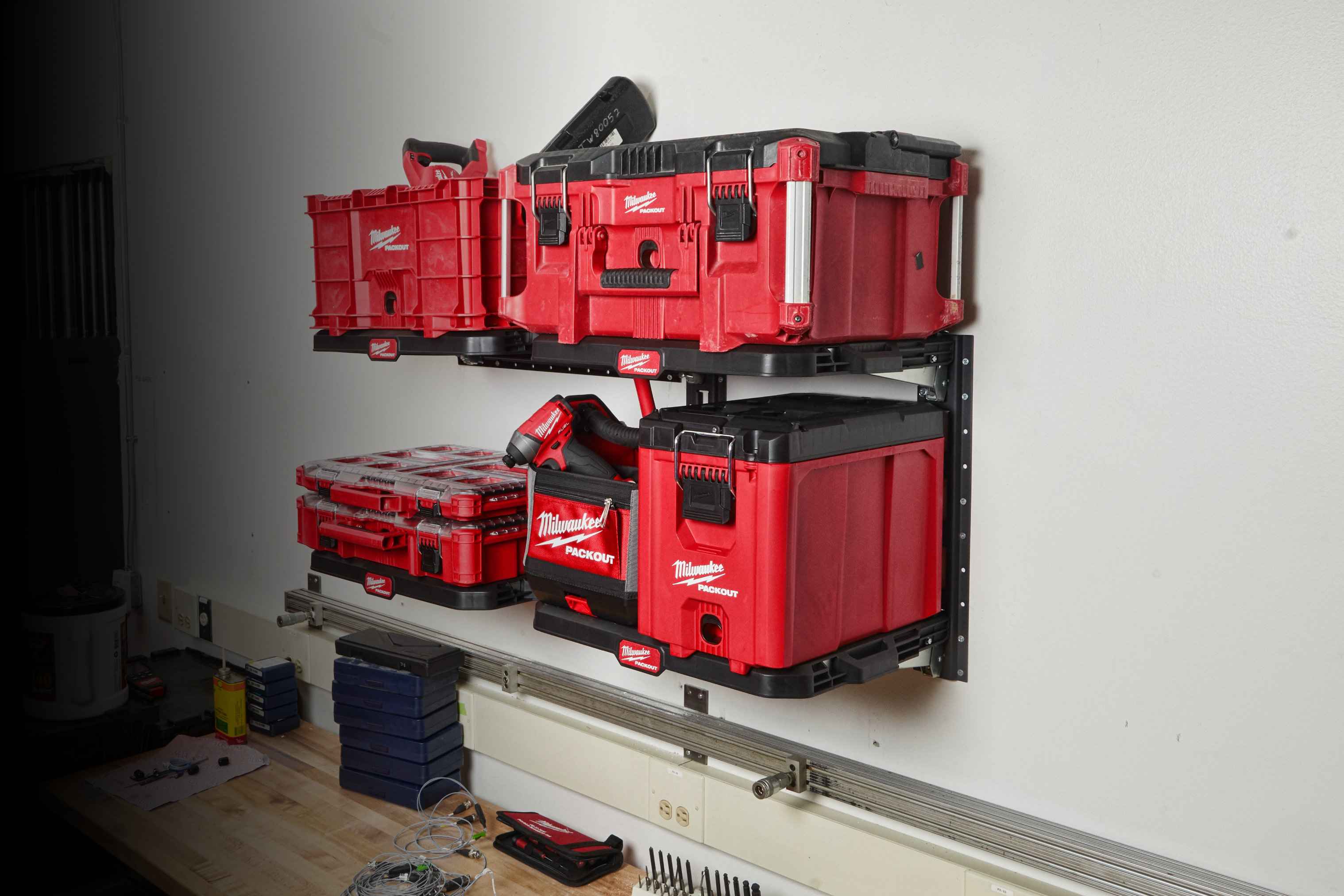 MILWAUKEE PACKOUT RACKING/SHELVING KIT (48-22-8480) HEAVY DUTY RACK ...
