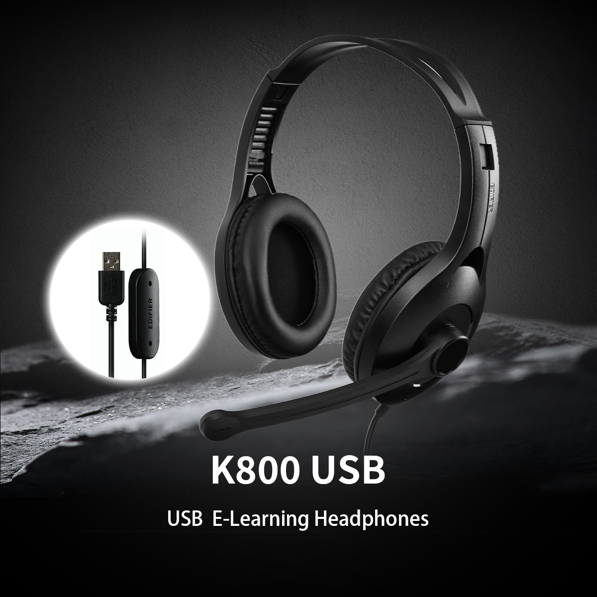 Edifier USB K800 Wired USB Headset for Computer Laptop | Shopee Malaysia