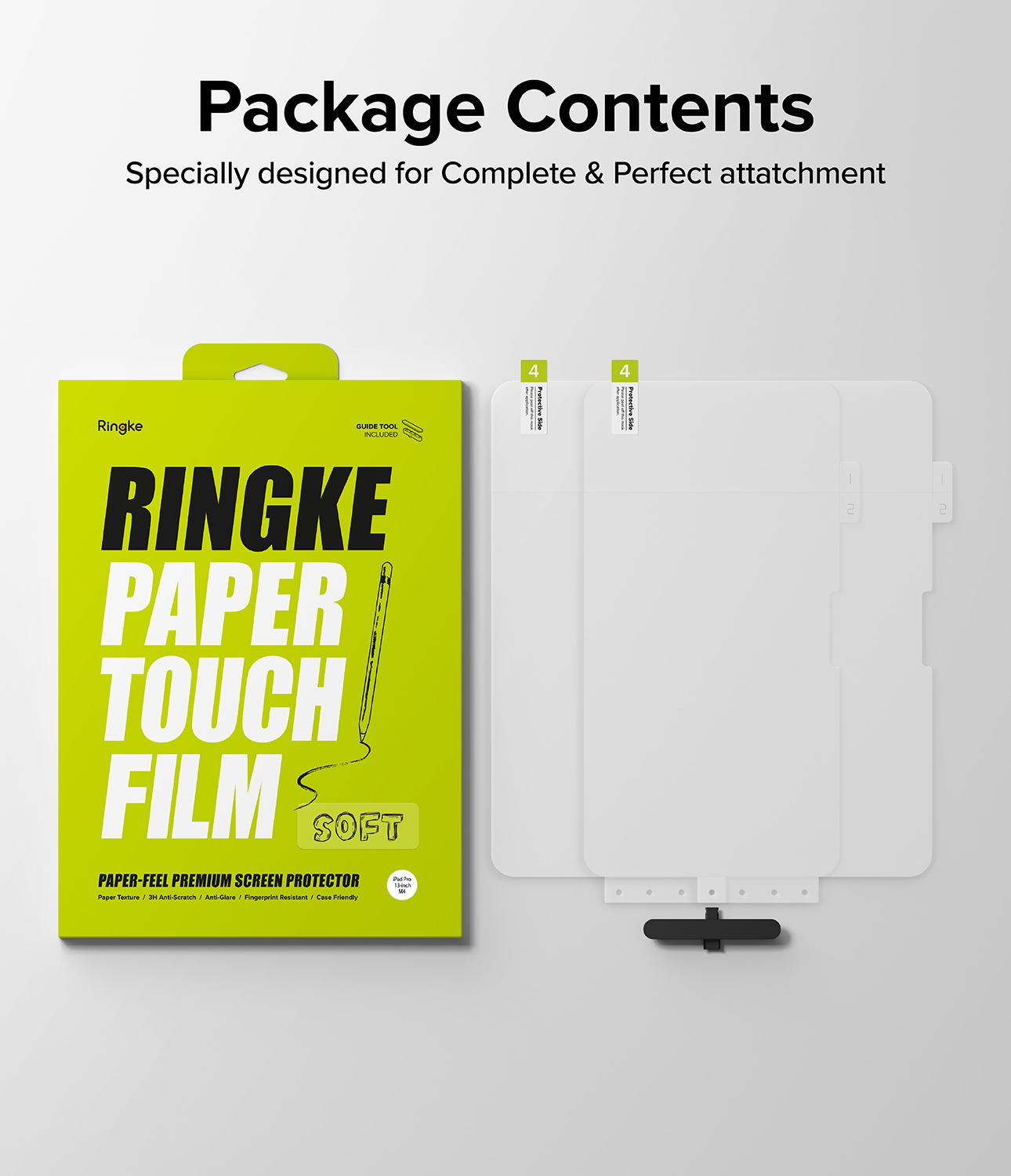 RINGKE® PAPER TOUCH FILM SOFT (2-Pack) iPad Pro 2024 13"/ 11" Matte ...