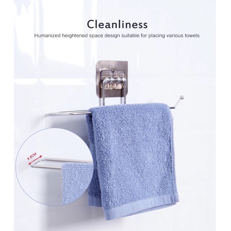 Tisu Gantung Penyangkut Tisu Lazy Tower Hook Wall Mounted Tissue Holder ...