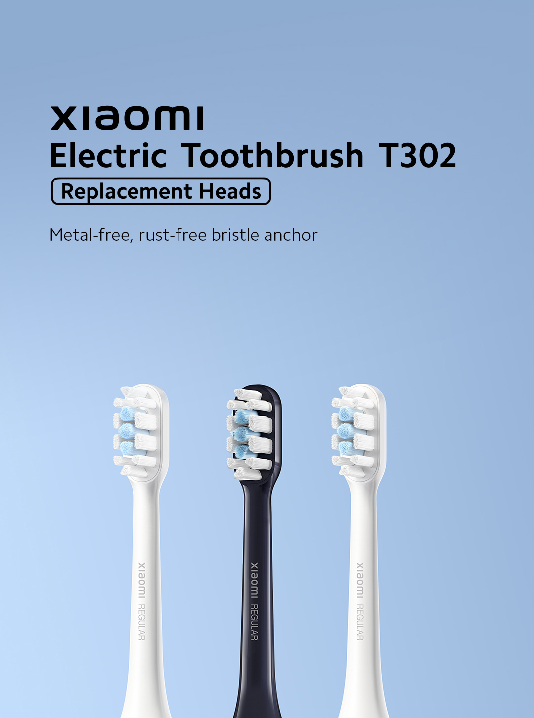 Xiaomi Electric Toothbrush T302 Replacement Heads 3-pack | Shopee Malaysia
