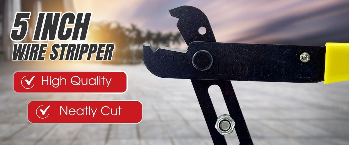 5" Wire Stripper Cutter Adjustable Wire Stripper Stranded Wire Cutter ...