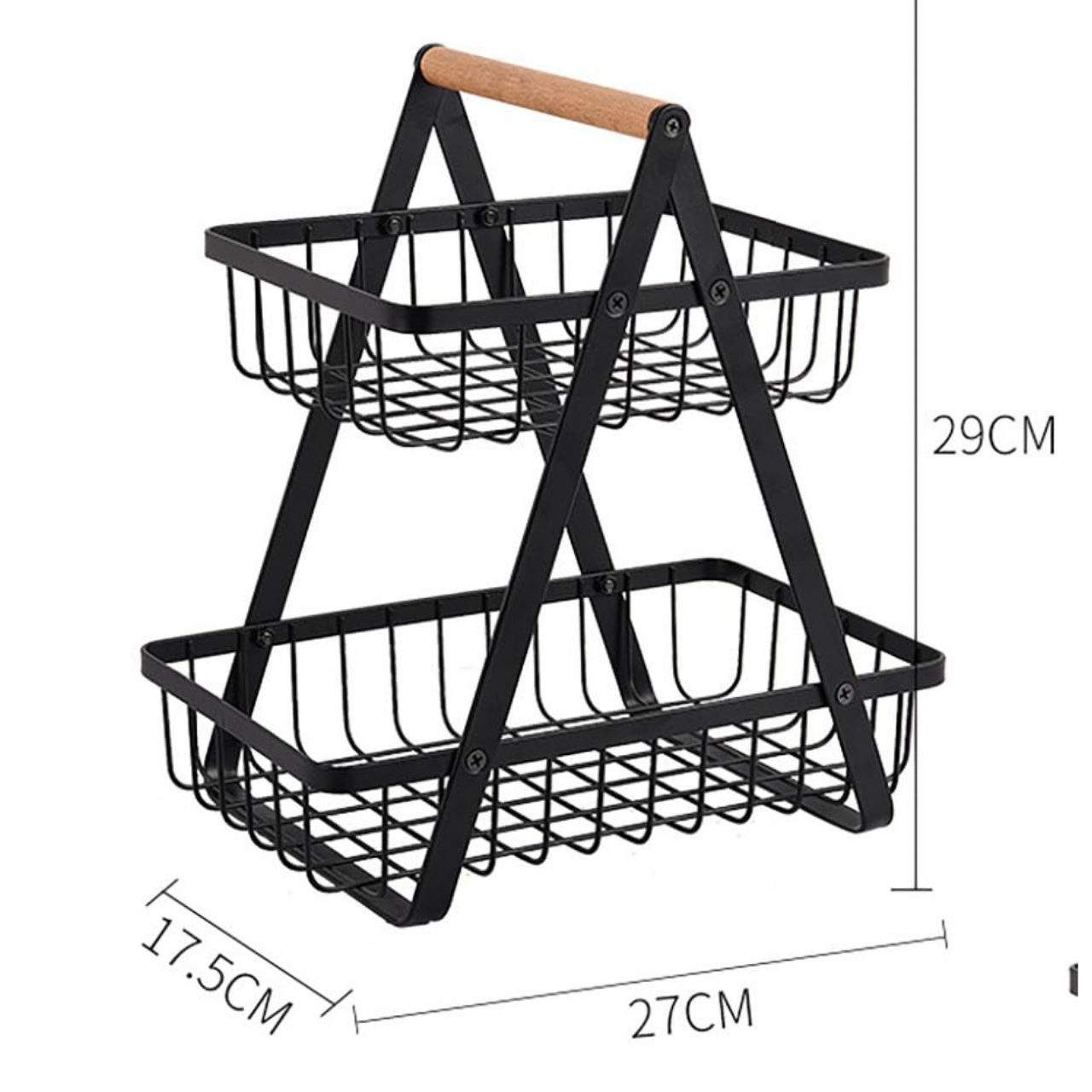 Tradlux Kitchen Rack Home Organizer Storage Rack 2 Tier Onion Rack ...