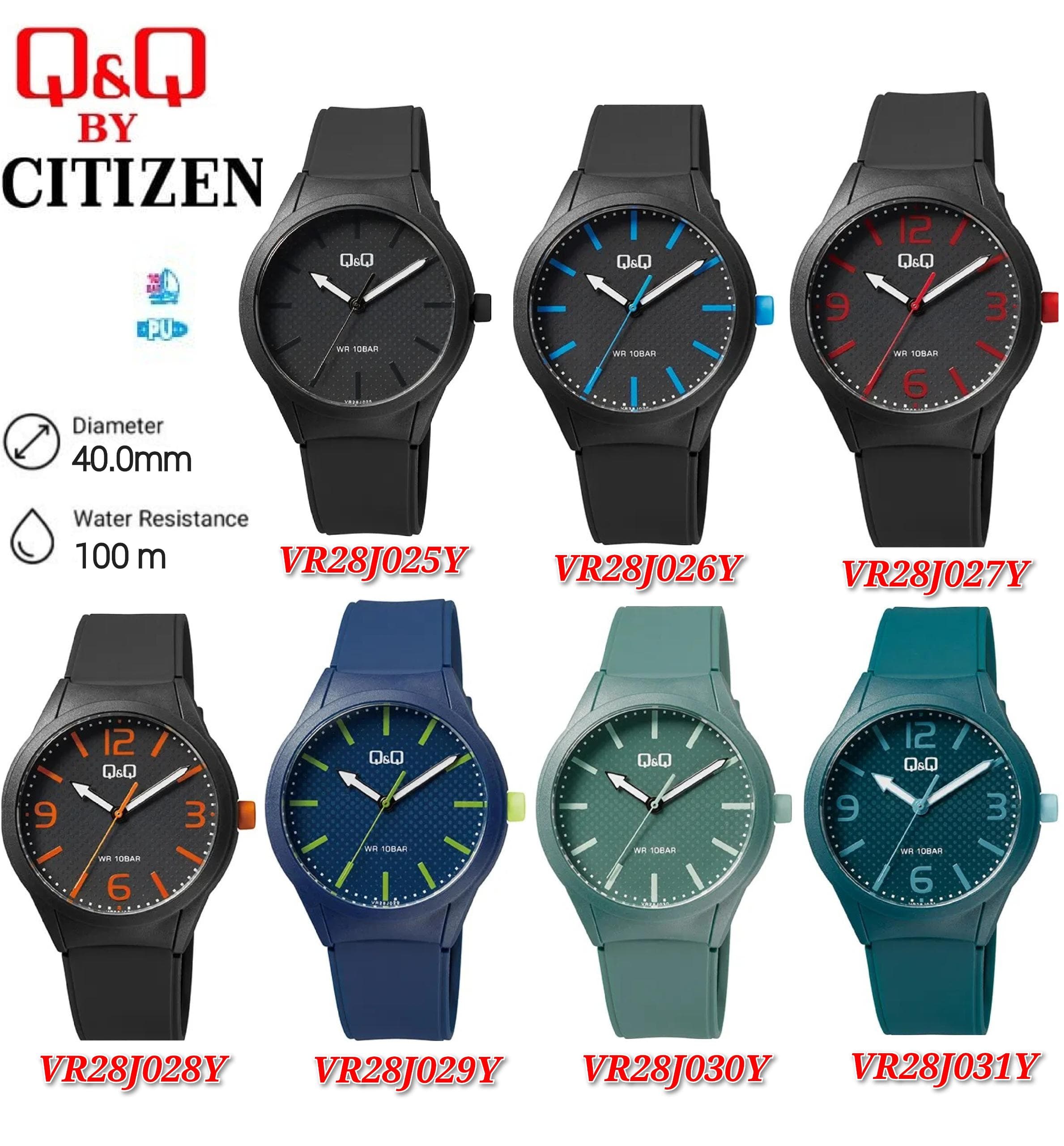 Q&Q Japan by Citizen Unisex Resin Analogue Watch VR28 | Shopee Malaysia