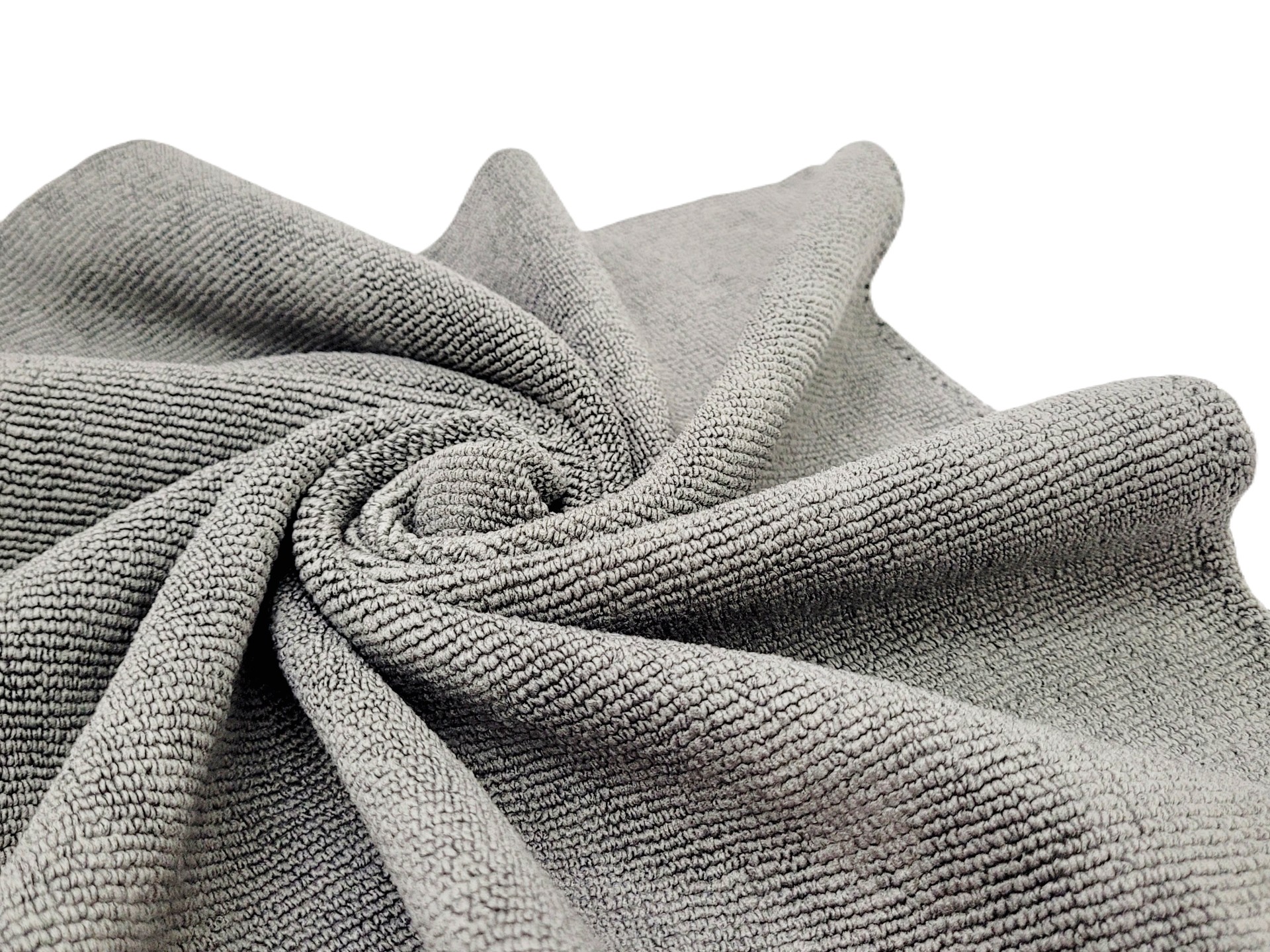 EDGELESS PEARL WEAVE MICROFIBER TOWEL CLOTH 400GSM - 40CM X 40CM - GREY ...