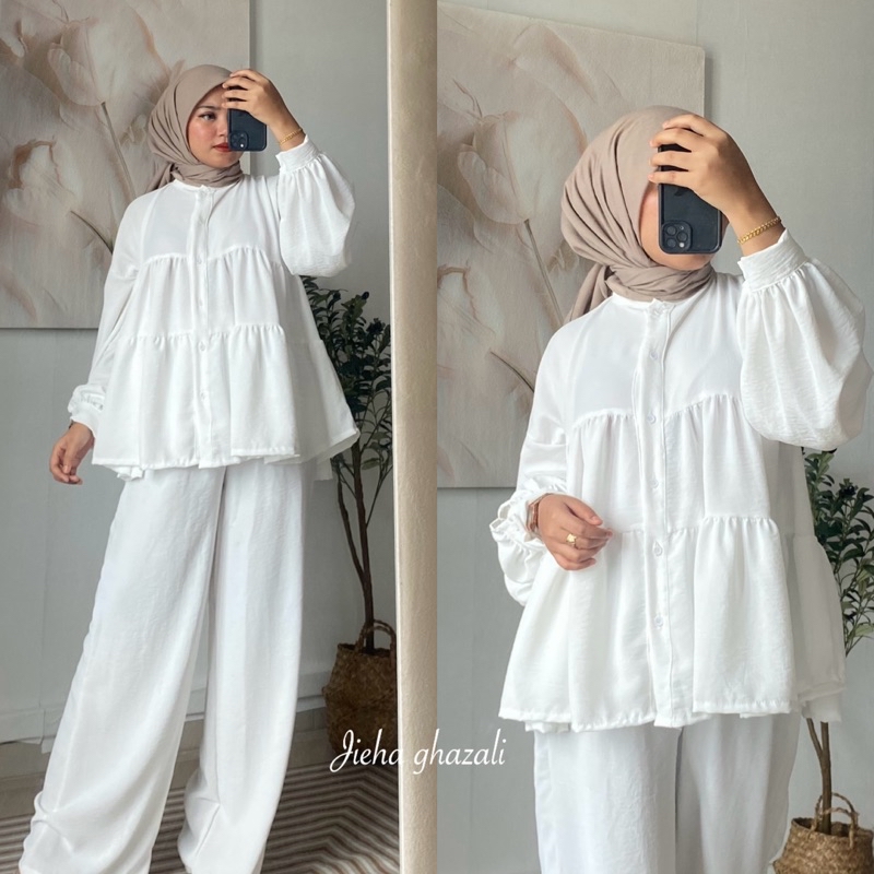 BALQIS SET ( BAJU + SELUAR ) byjiehaghazali | Shopee Malaysia