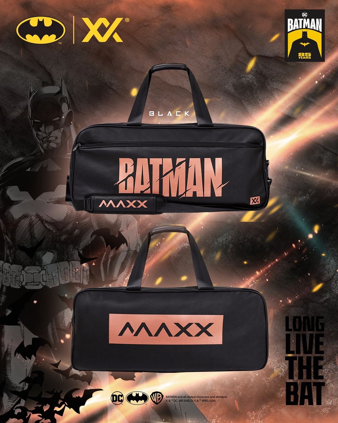MAXX BATMAN 85 YEARS BADMINTON RACKET BAG | Shopee Malaysia